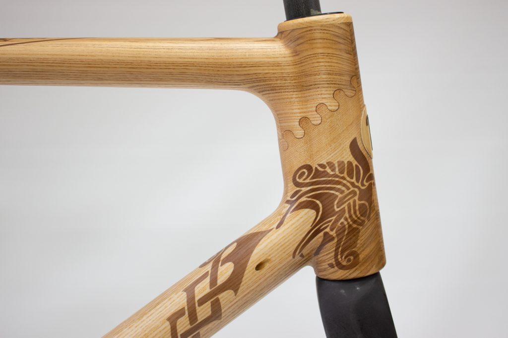 TWMPA Wooden Frame with Nordic Viking Airbrushed Artwork
